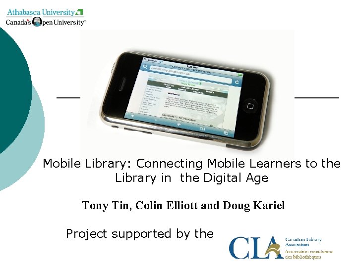 Mobile Library Connecting Mobile Learners to the Library