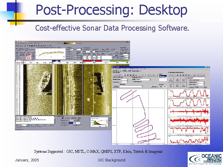 Oceanic Imaging Consultants Inc Professional Seafloor Mapping Software