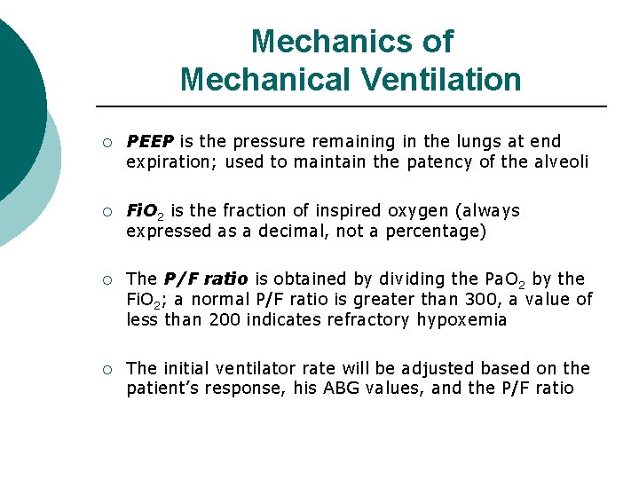 Mechanical Ventilation Cruise Control for the Lungs By