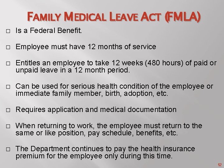 VACATION LEAVE Based on years of Service Is