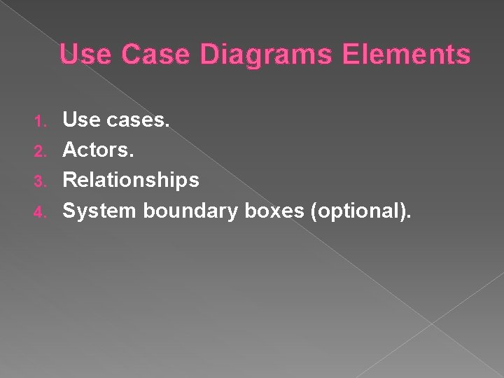 UML Diagrams Use Case Diagram Introduction What to