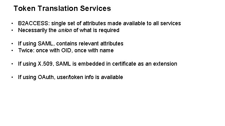 Example Use Case for Attribute Authorities and Token