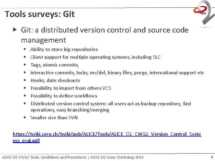 CWG 2 Tools Guidelines and Procedures 16 December