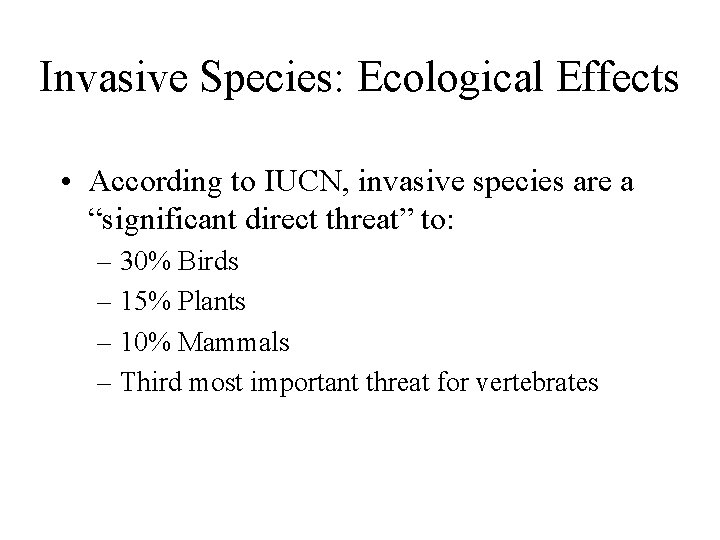 Term Paper Hint Search CSA using the species