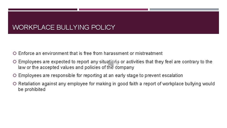 WORKPLACE BULLYING LAW JACQUELINE M SOTO WORKPLACE BULLYING