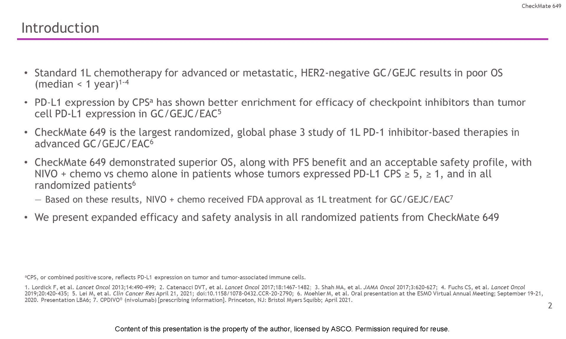 Firstline nivolumab plus chemotherapy vs chemotherapy in advanced