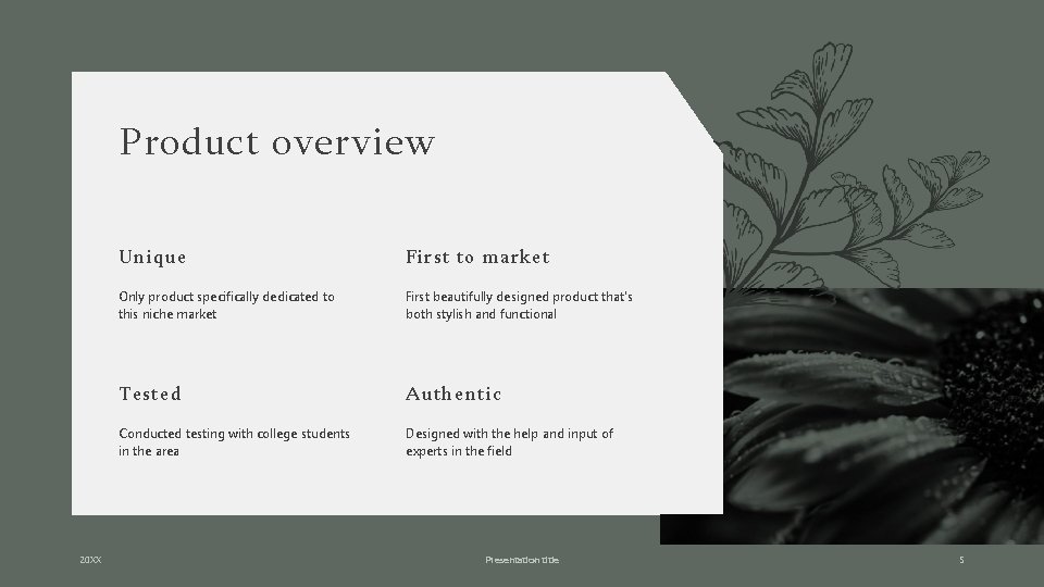 Presentation title Mirjam Nilsson About us At Contoso