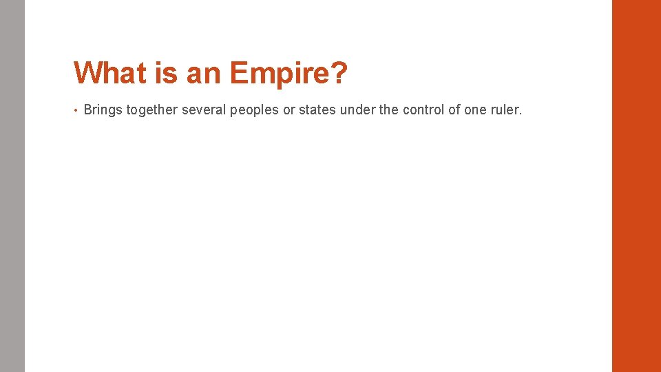 Empire Review What is an Empire Brings together