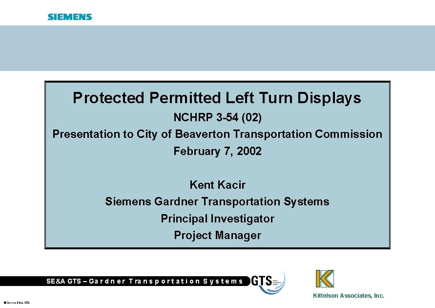 Protected Permitted Left Turn Displays NCHRP 3 54