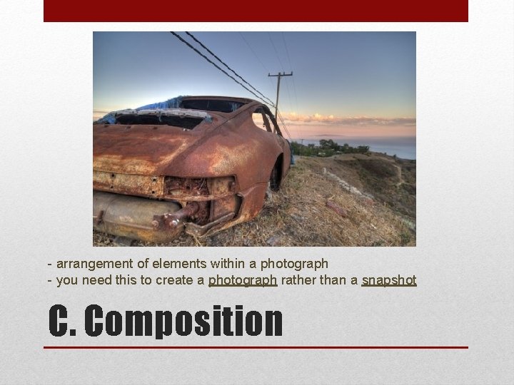 Photography THE BASICS 1 Focus 2 Exposure 3