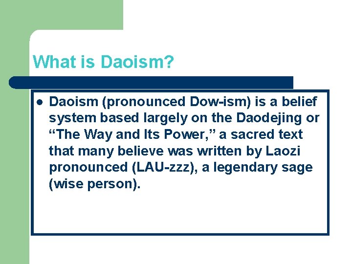 The Wonderful World of Daoism By Chris Murdock