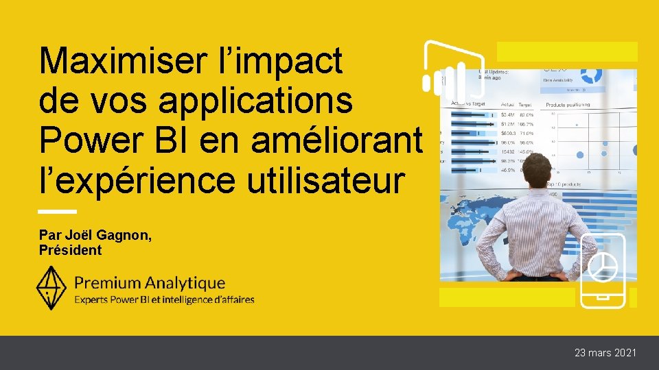 Maximiser limpact de vos applications Power BI en