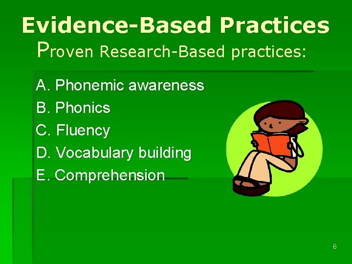 EvidenceBased Practices Basal Readers Stephanie D Young SPED