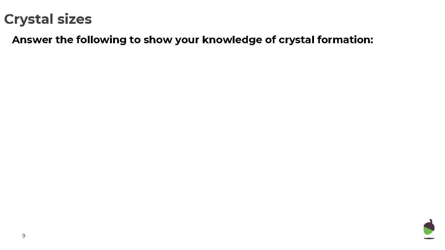 Materials and the Earth Lesson 2 Igneous Rocks