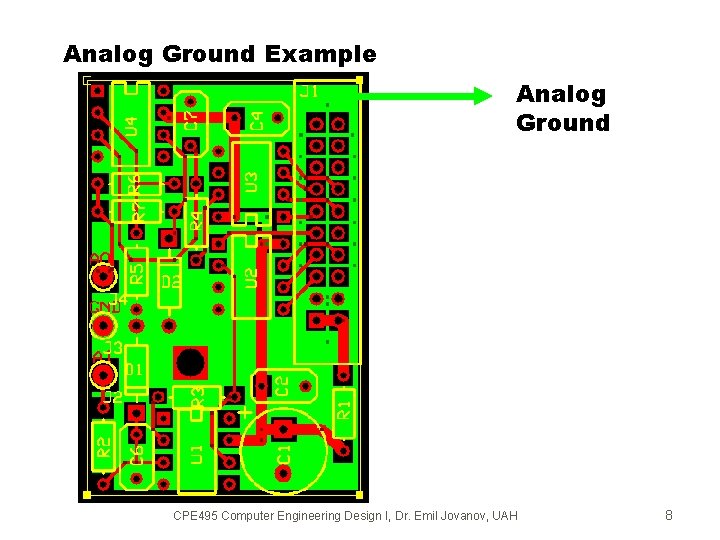 CPE 495 Computer Engineering Design I Introduction to