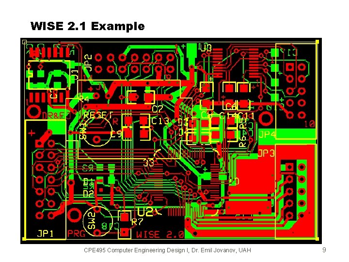 CPE 495 Computer Engineering Design I Introduction to