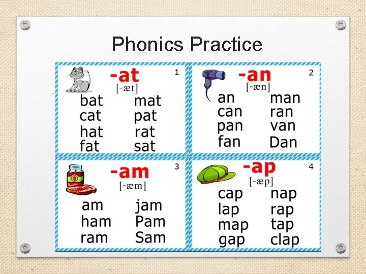 4 Square Graphic Organizers for Language Learning Sarah