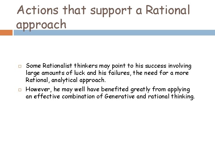 STRATEGIC THINKING AND PLANNING FOR BUSINESS RICHARD BRANSON