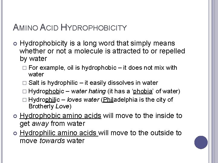PROTEIN FOLDING By C Kohn Waterford WI REVIEW