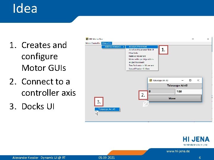 Dynamic UIs Lab VIEW RT using Actor Framework