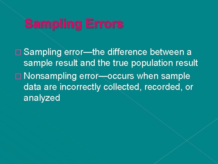 STATISTICS The science of collecting analyzing and presenting