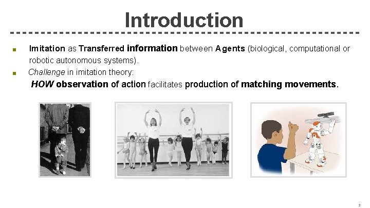 Chapter 1 Imitation Thoughts about Theories in Imitation