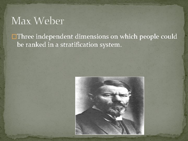 Social Stratification and Class Chapter 6 Social Stratification