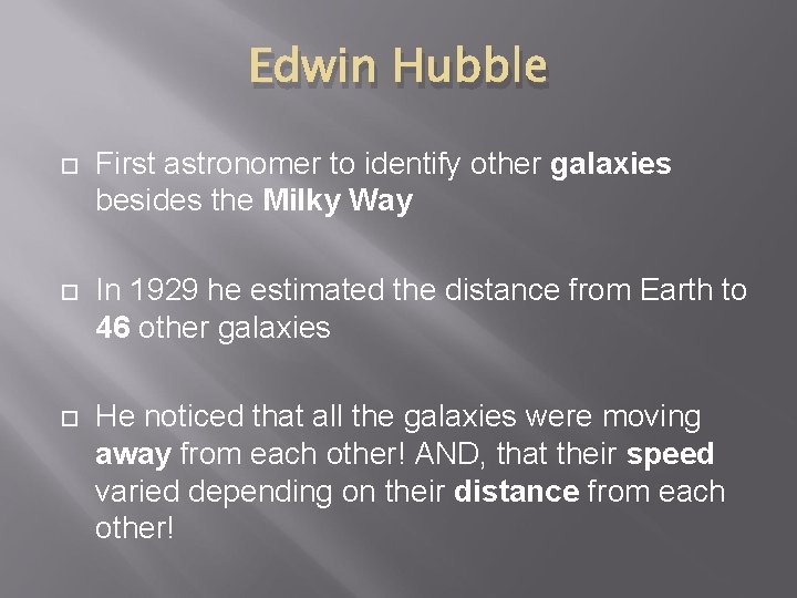 SCIENCE 9 H Unit 4 Astronomy Lesson 1