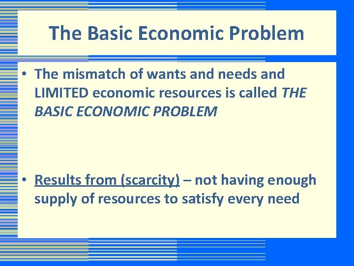 Chapter 1 Economic Decisions Business Essentials Ms Baumgartner