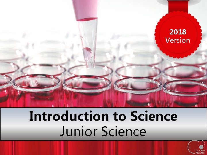 2018 Version Introduction to Science Junior Science 1
