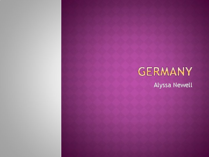 Alyssa Newell The colors represented Germanys freedom and