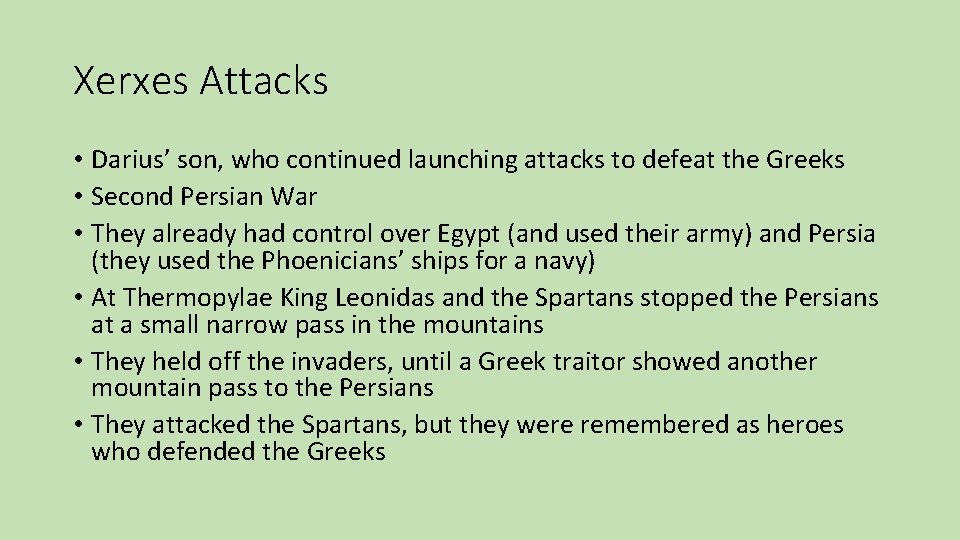 Ch 9 Section 1 vocabulary Battle of Marathon