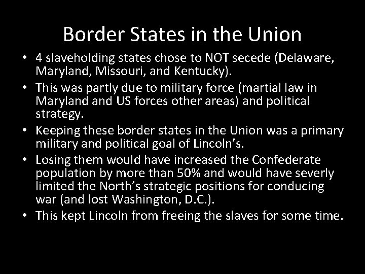 The Civil War 1861 1865 AP US History