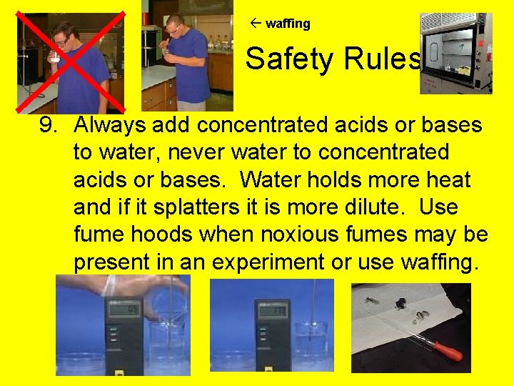 Chemistry Lab Safety Rules Hazelwood Central High School