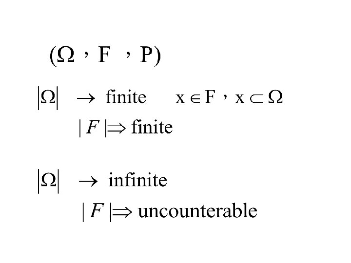Chapter 1 General Probability Theory 1 1 Infinite