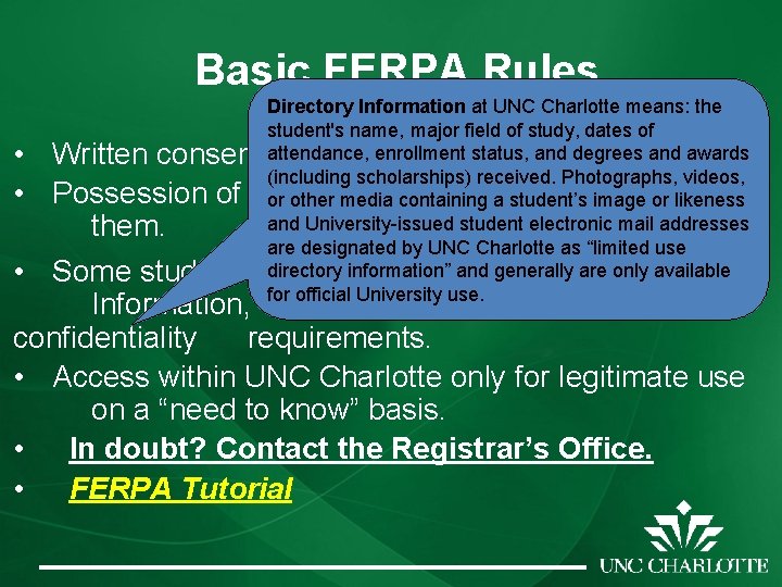 Basic Legal Guidelines for Classroom Policies and Practices