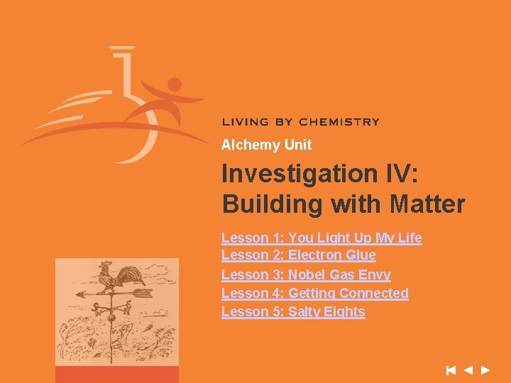 Alchemy Unit Investigation IV Building with Matter Lesson