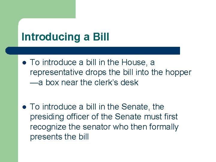 15 1 How a Bill Becomes A Law