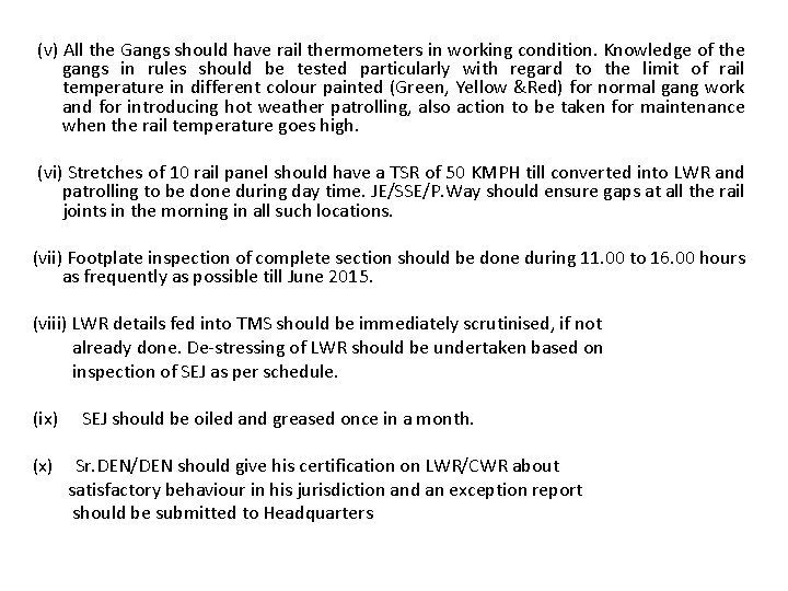 Presentation on Summer Precautions Hot Weather Patrolling GPS