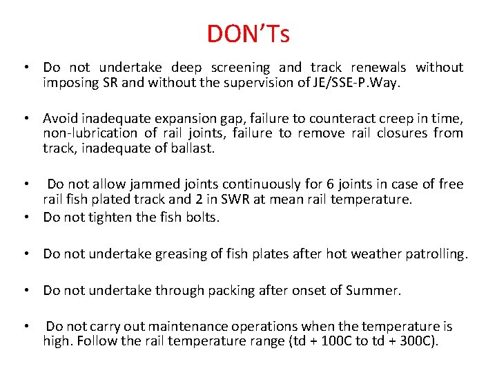 Presentation on Summer Precautions Hot Weather Patrolling GPS