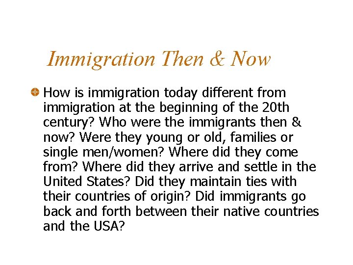 A Multicultural Perspective on Immigration Jill Kerper Mora
