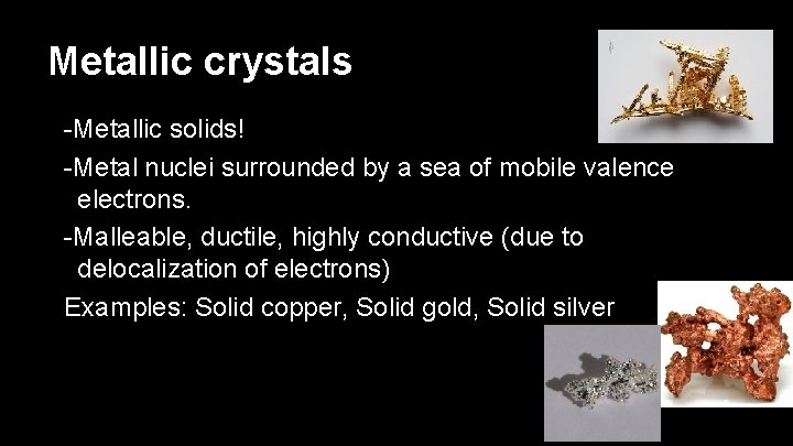 Crystalline Solids Crystal Structure The total three dimensional