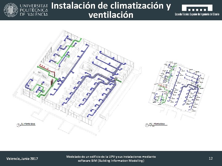 Modelado de un edificio de la UPV y