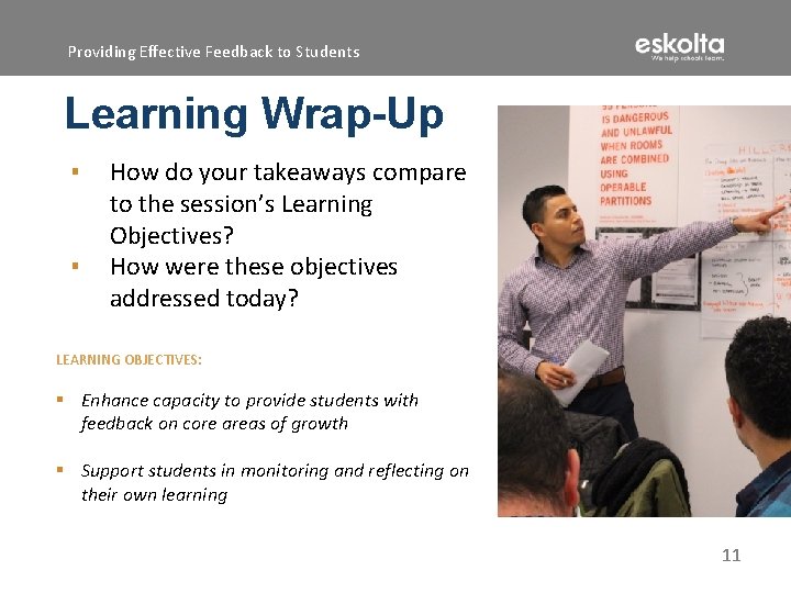 STUDENT FEEDBACK SESSION 4 Providing Effective Feedback to