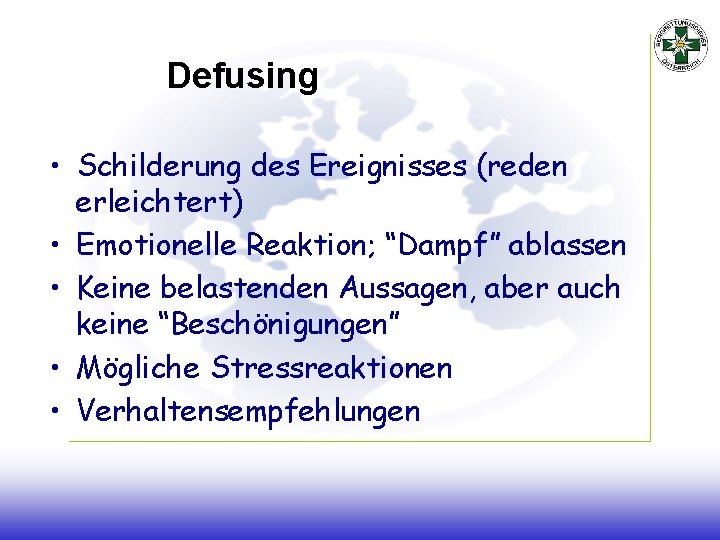 PostTraumatische Stress Reaktion Dr Hans Kirschner 0664 28