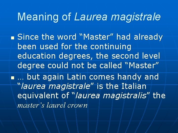We Know It Student mobility Prof Claudio Beccari
