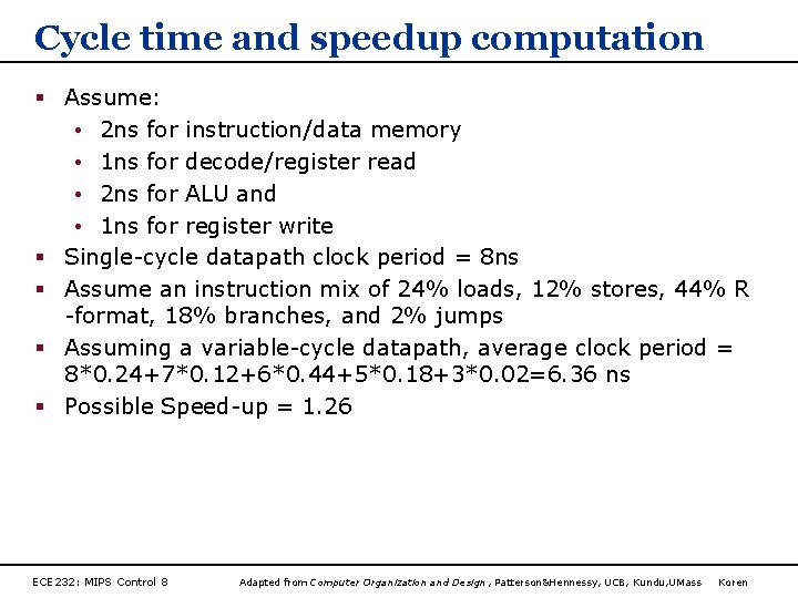 ECE 232 Hardware Organization and Design Part 10
