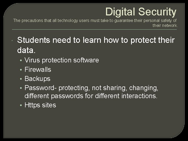 Digital Citizenship in the Classroom Nine Elements Digital
