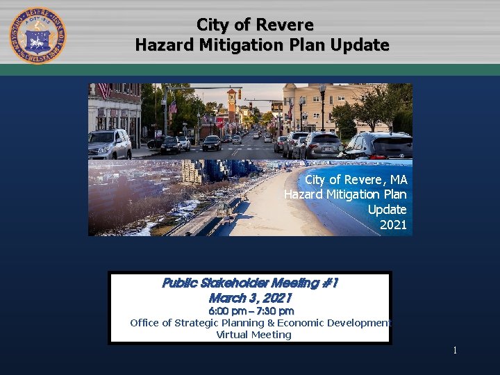 City of Revere Hazard Mitigation Plan Update City