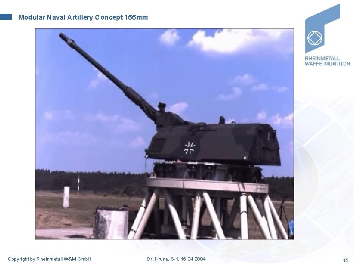 Modular Naval Artillery Concept 155 mm MONARC 155
